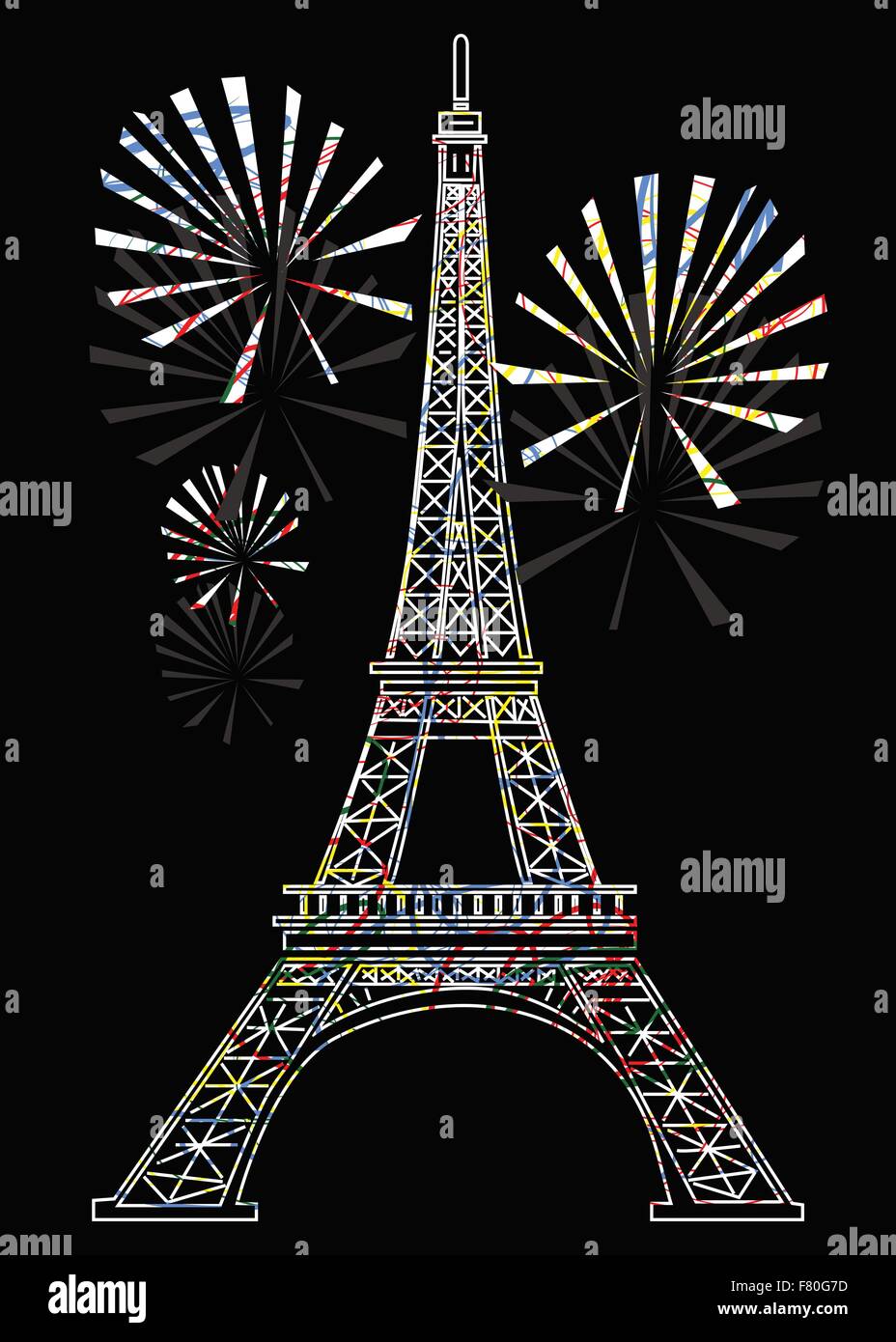 White red tower blue Stock Vector Images - Alamy