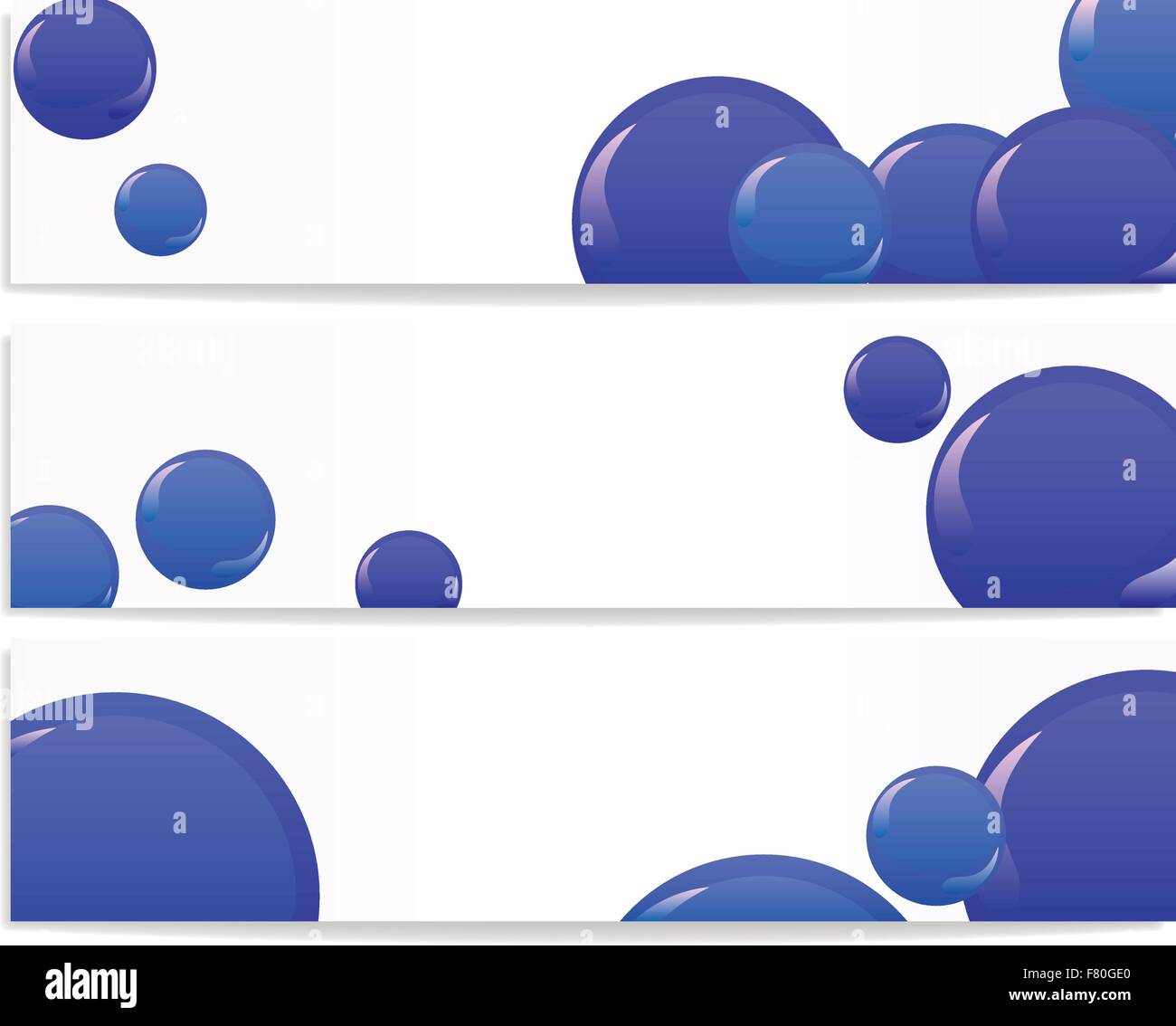banners with bubbles Stock Vector Image & Art - Alamy