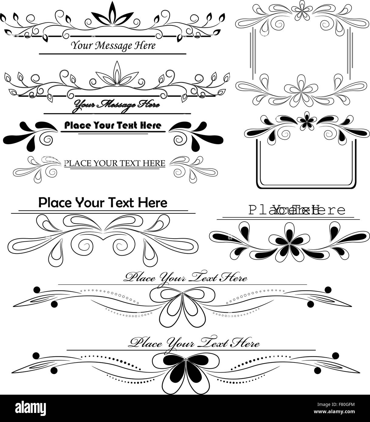 Book floral design Stock Vector Images - Alamy