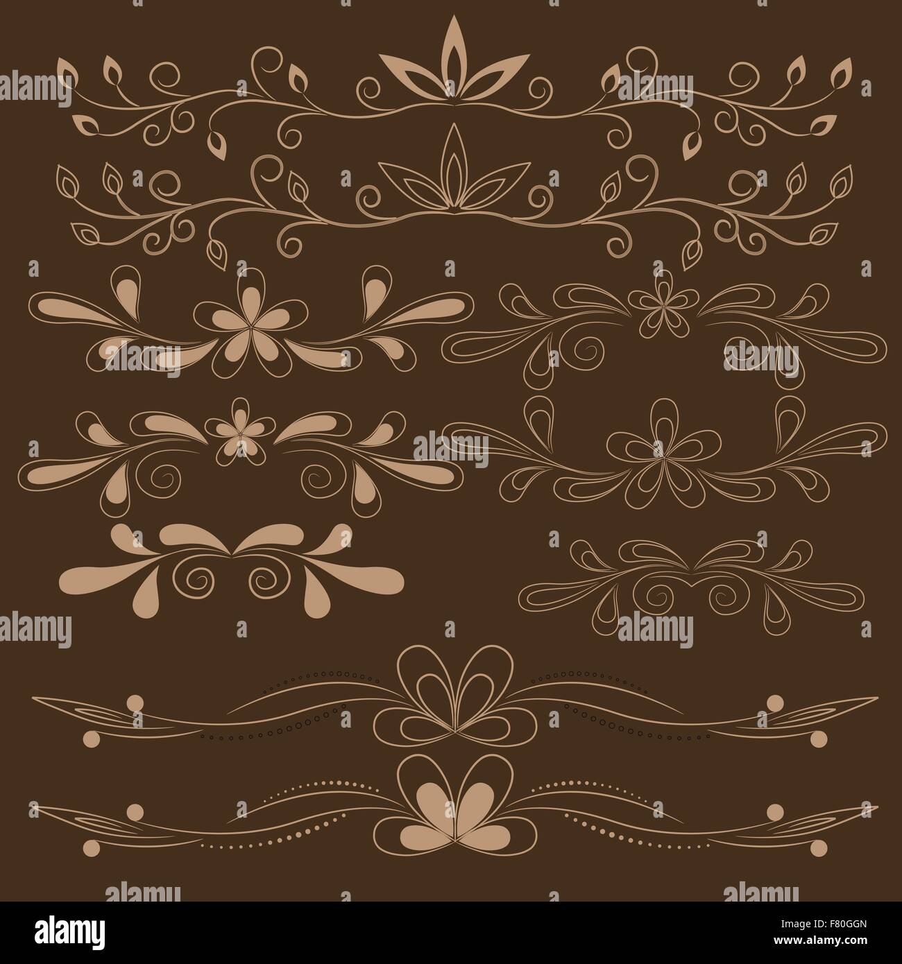 Book floral design Stock Vector Images - Alamy