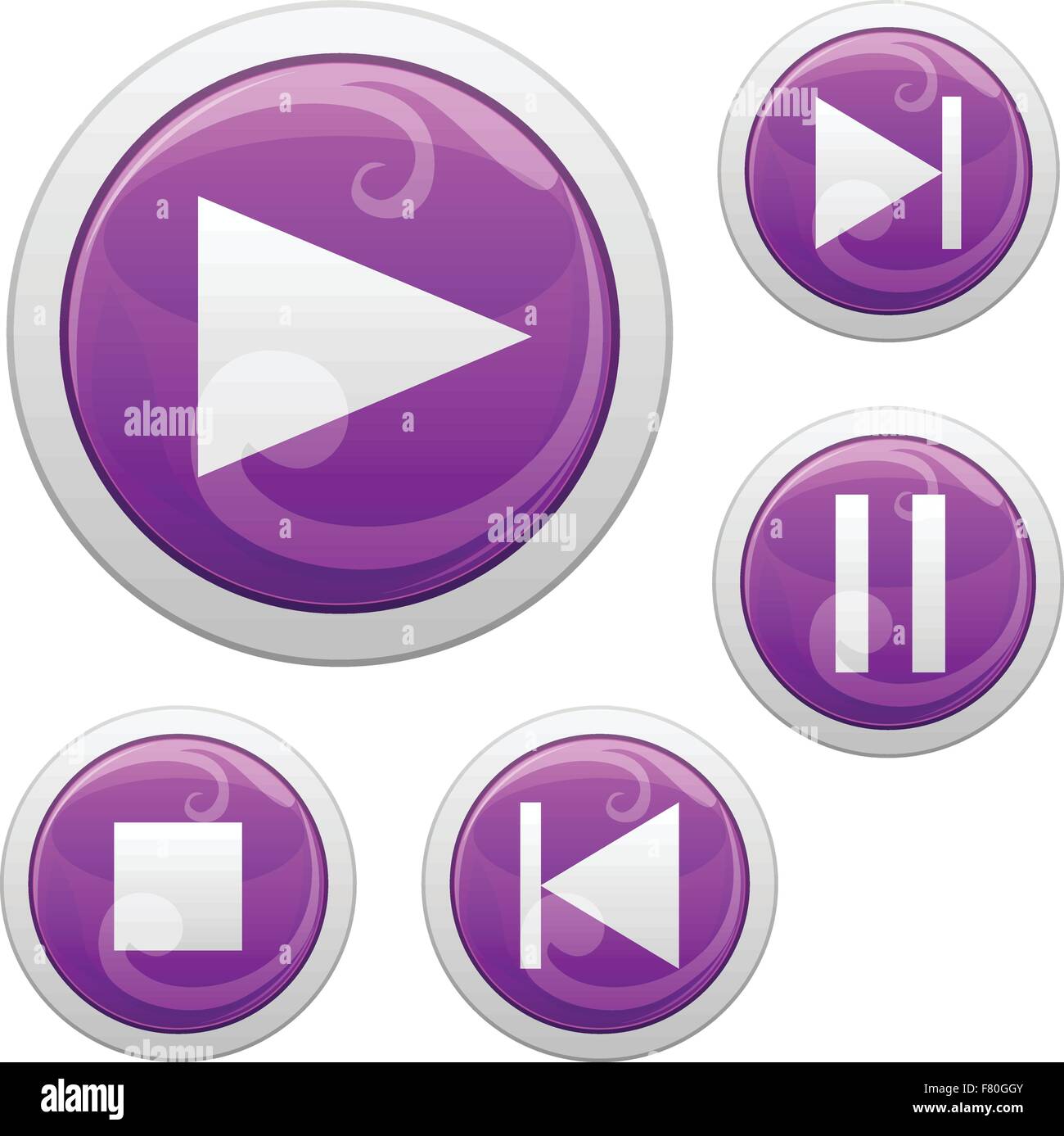 Set button Stock Vector Images - Alamy