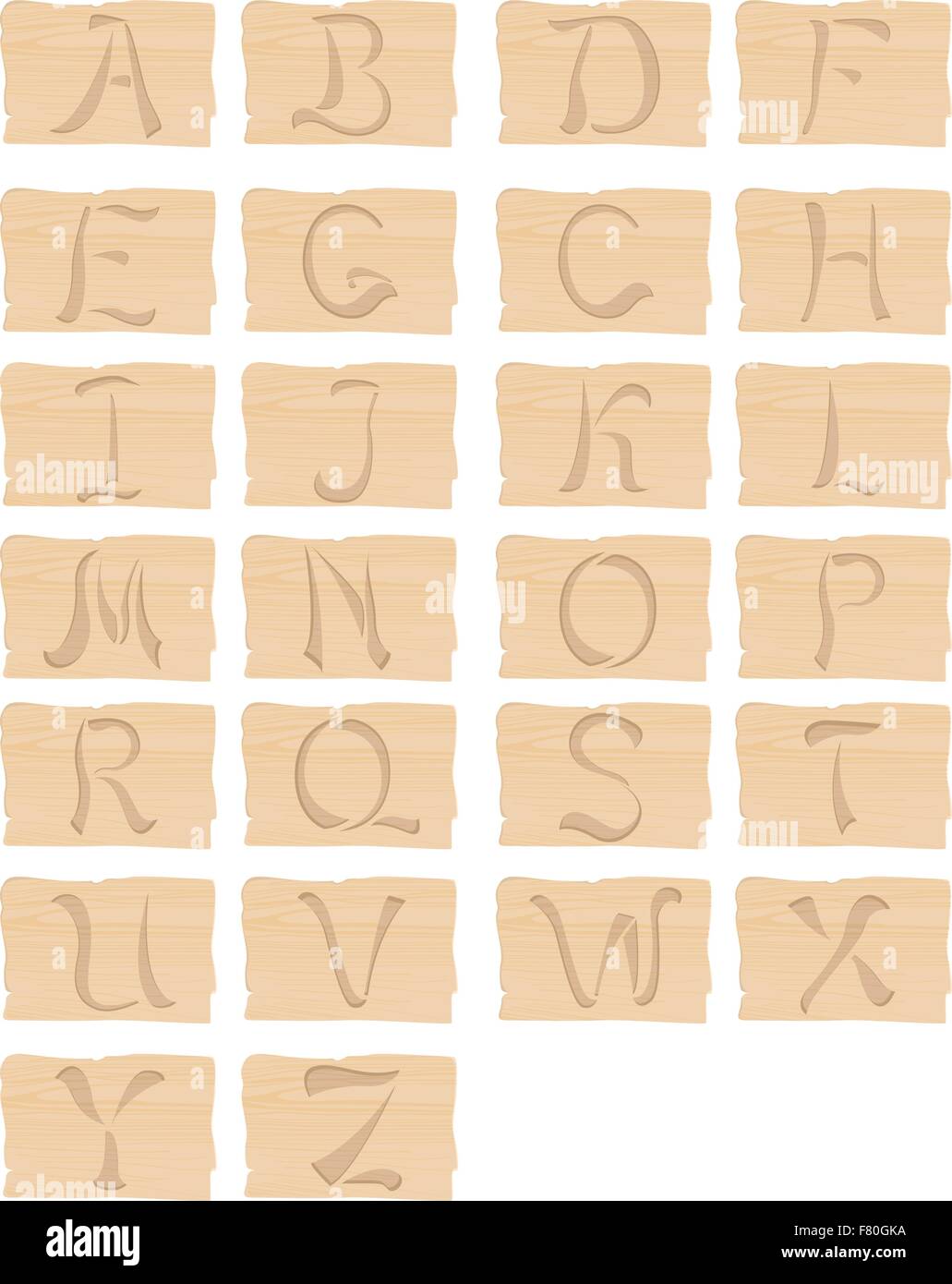 English alphabet Stock Vector Images - Alamy
