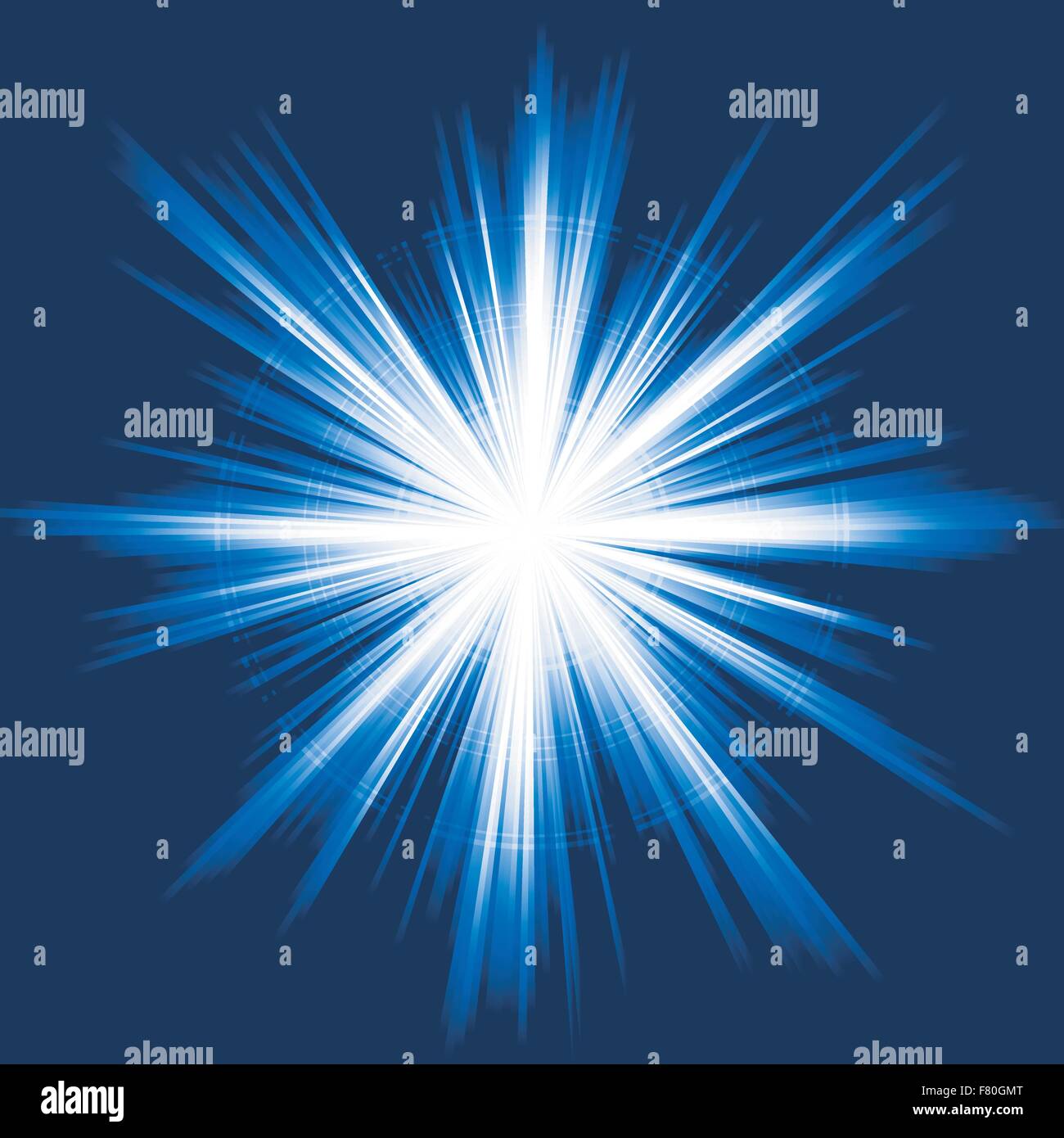 Blue light, star burst, abstract lens flare, fireworks Stock Vector ...