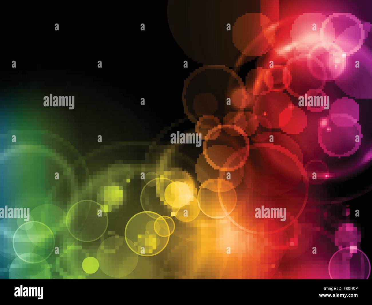 Colorful magic lights Stock Vector Image & Art - Alamy