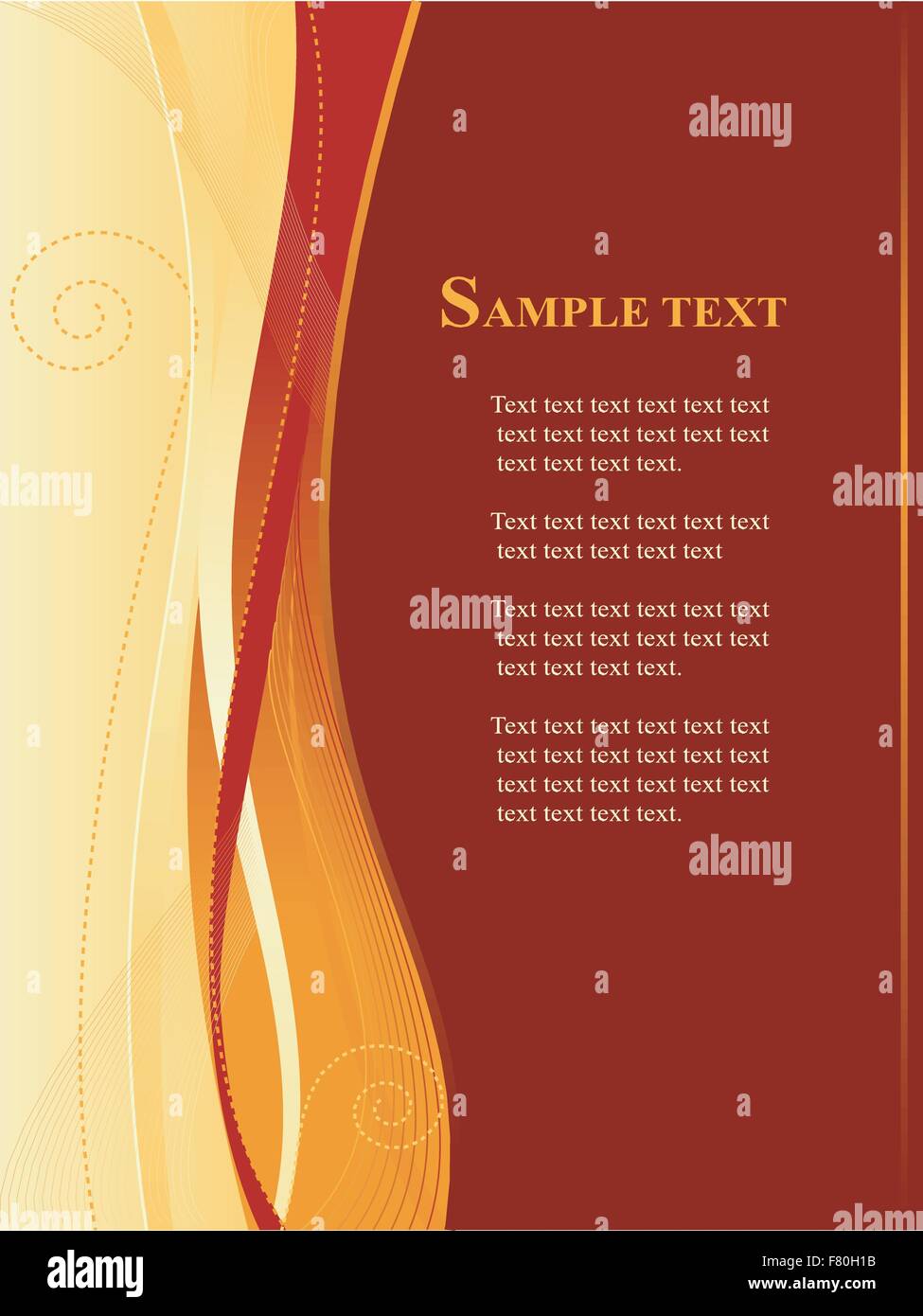 Red gold corporate business, web template Stock Vector Image & Art - Alamy