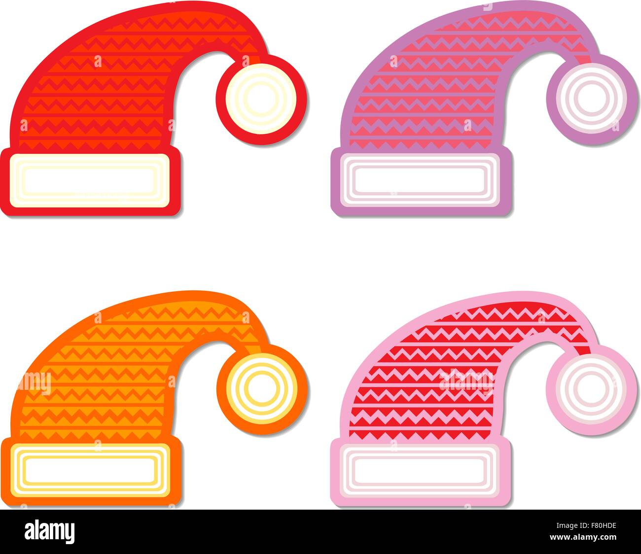Santa hat illustrations Stock Vector Images - Alamy