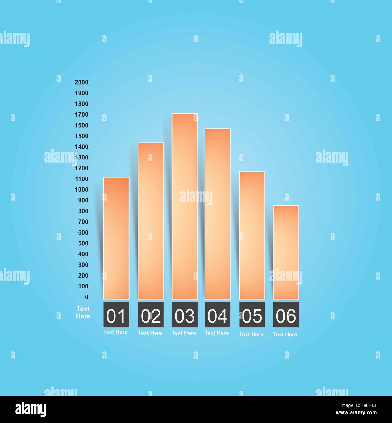 Abstract blue background graph Stock Vector Images - Alamy