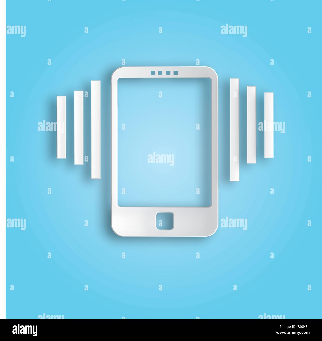 Ringing phone icon Stock Vector Images - Alamy