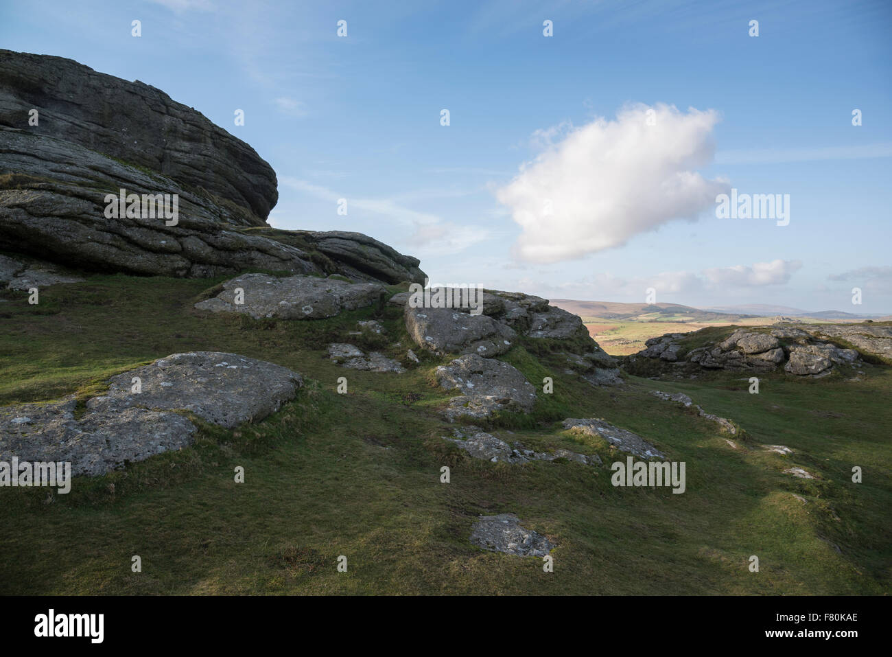 Rocks on HAYTOR DARTMOOR Stock Photo - Alamy
