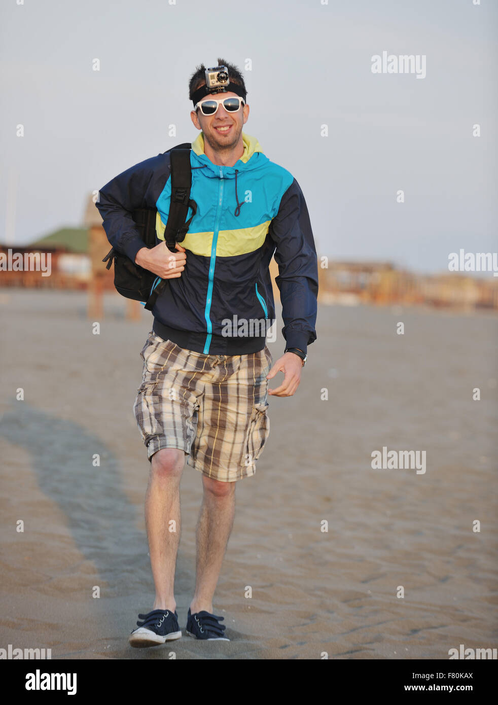 Man boring beach hi-res stock photography and images - Alamy