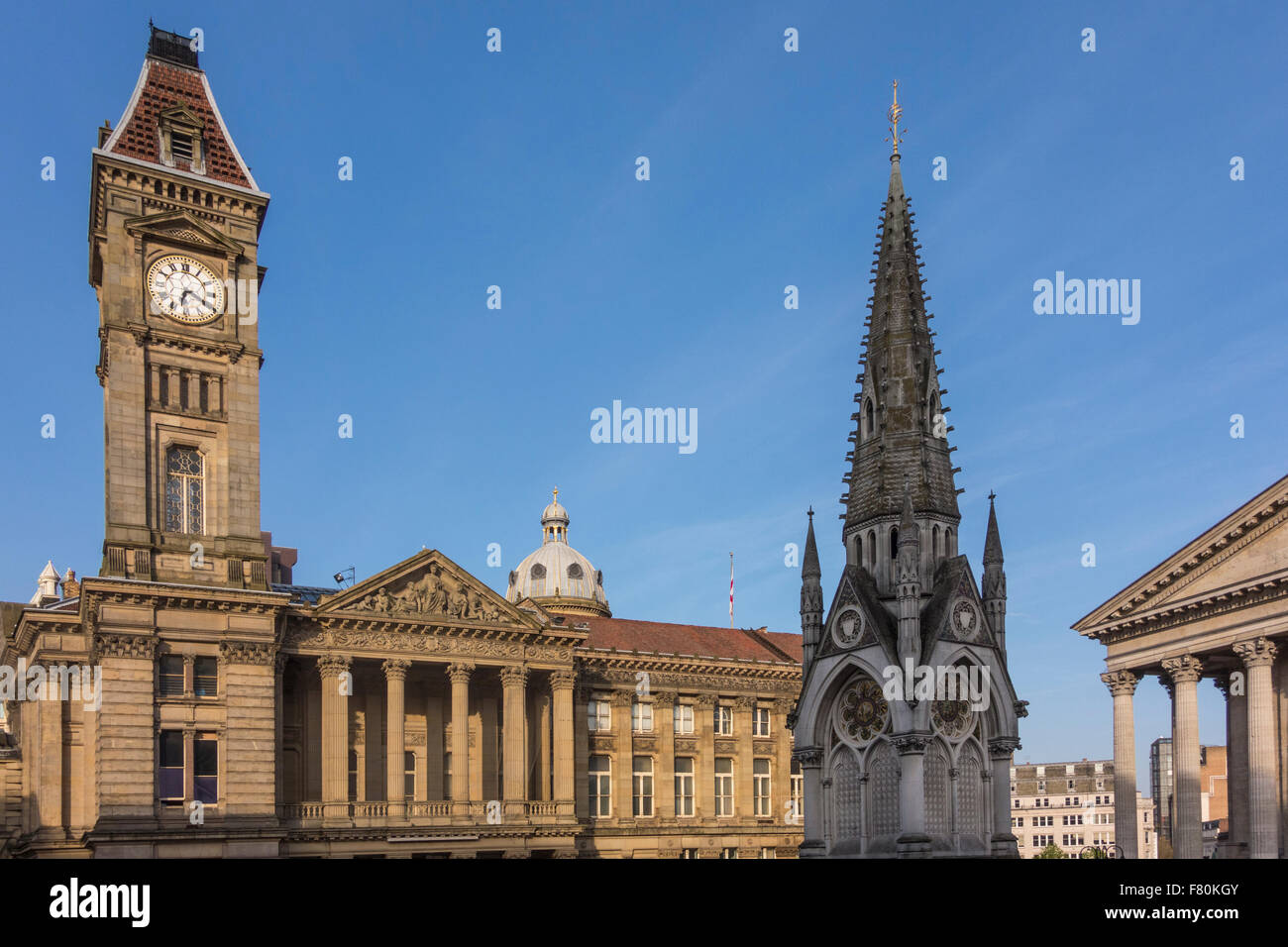 Chamberlain memorial in chamberlain square hi-res stock photography and ...