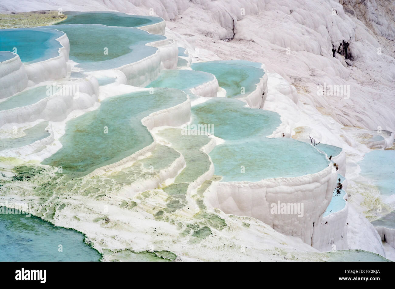 Mineral pools at Pamukkale, Turkey Stock Photo - Alamy