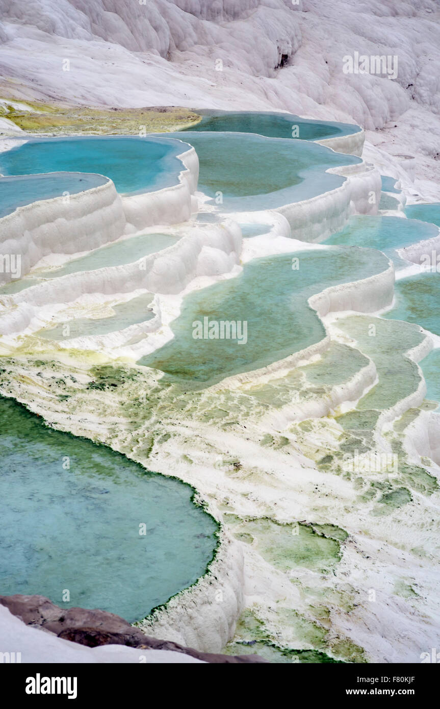 Mineral pools at Pamukkale, Turkey Stock Photo - Alamy