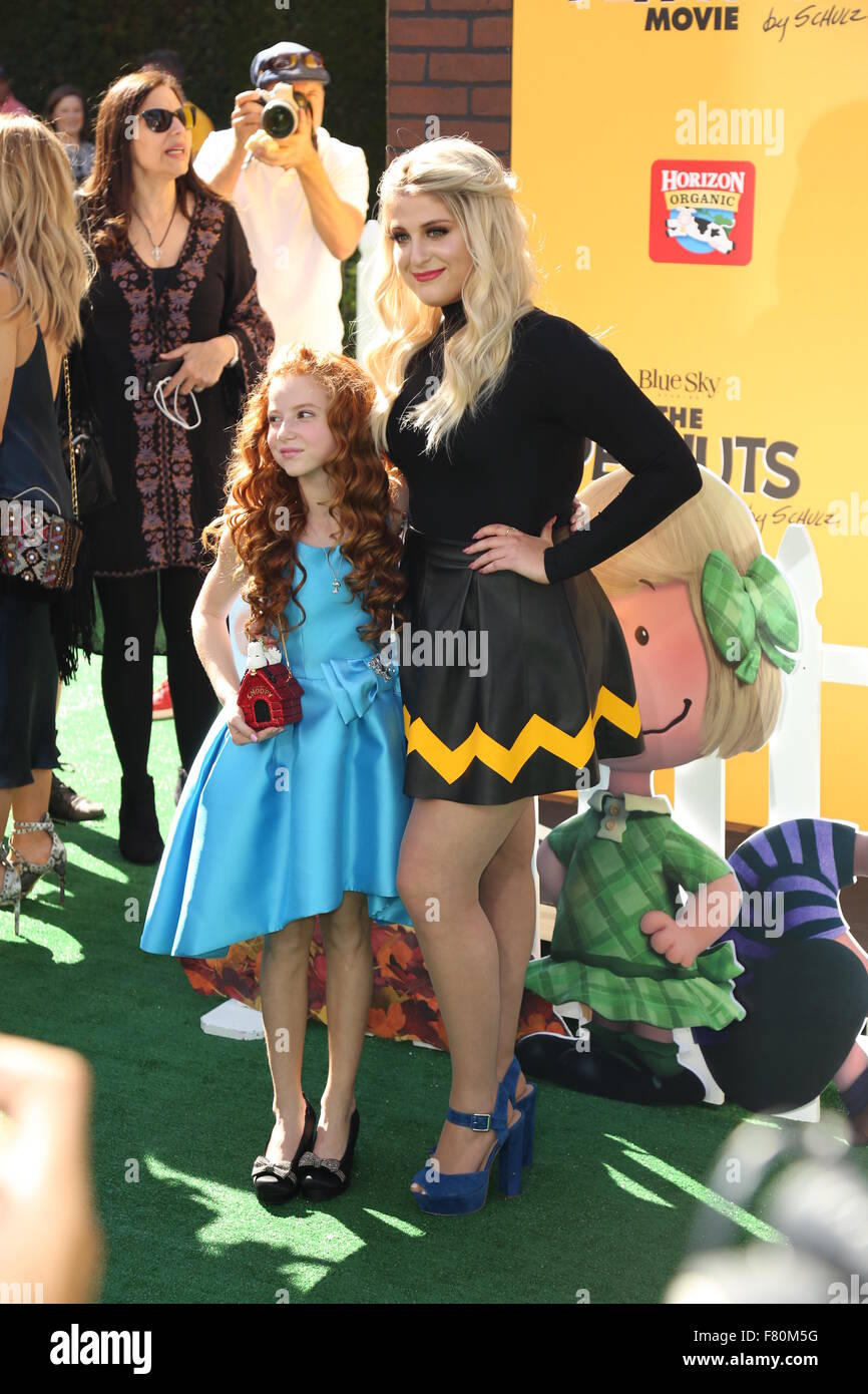 Premiere of 'The Peanuts Movie' - Arrivals Featuring: Francesca Capaldi ...