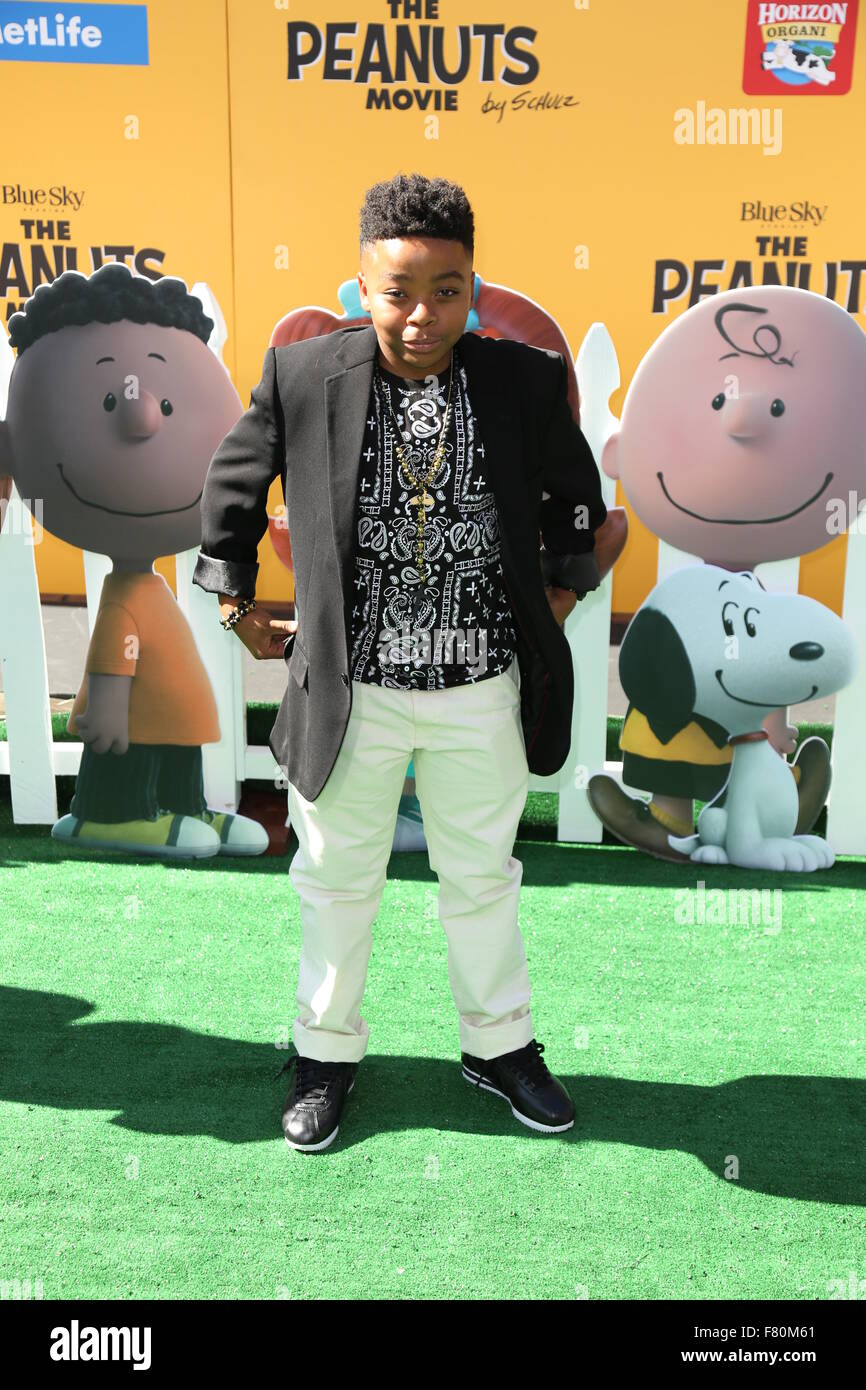 Premiere of 'The Peanuts Movie' - Arrivals Featuring: Marleik Mar Mar ...