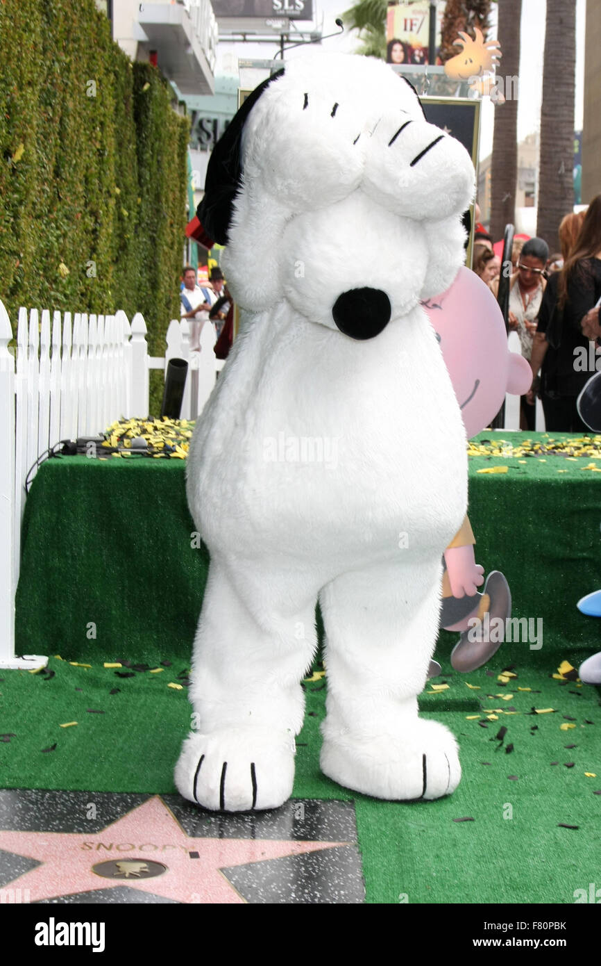 Snoopy Hollywood Walk of Fame Star Ceremony Featuring: Snoopy Where ...