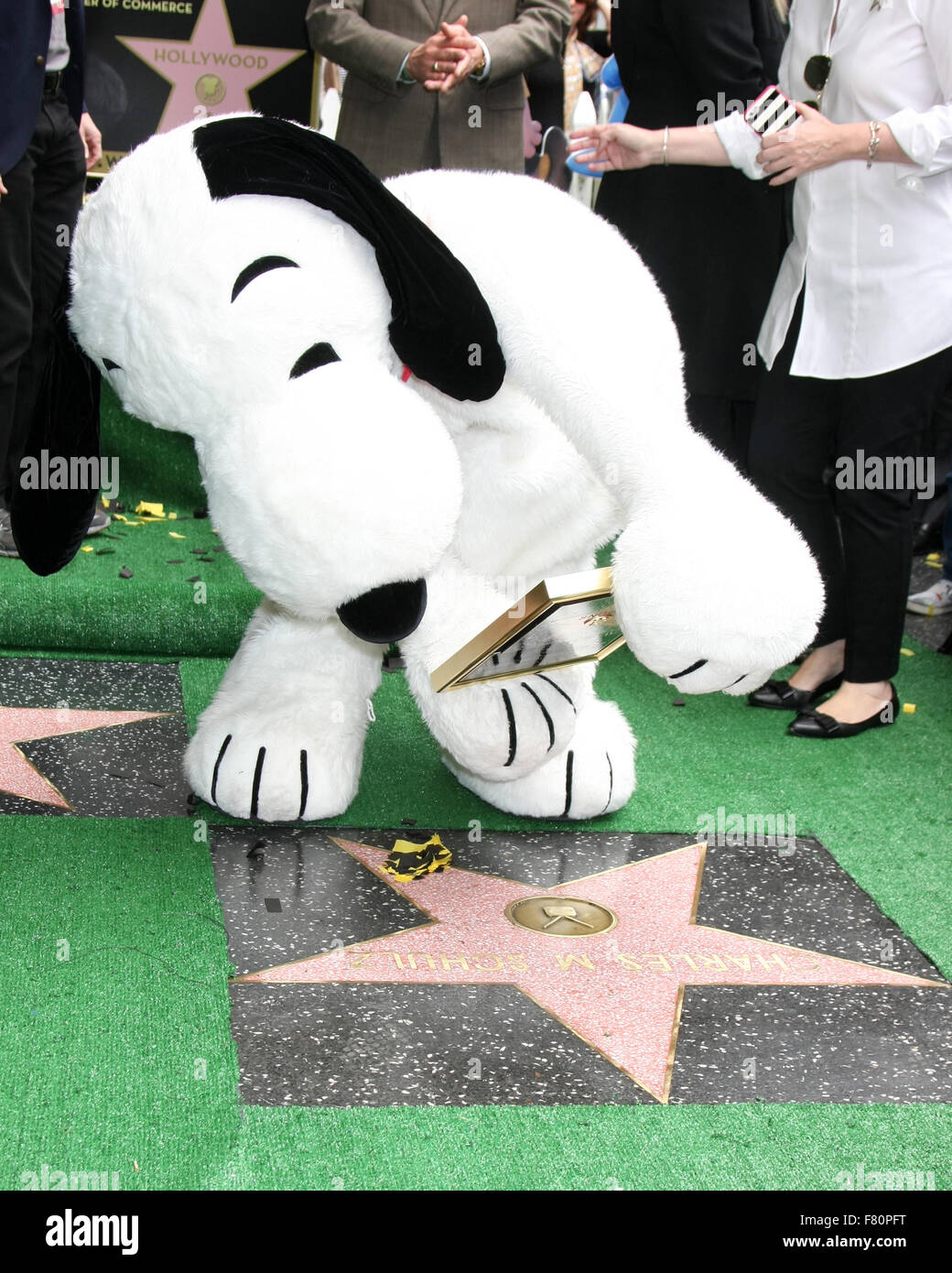 Snoopy Hollywood Walk of Fame Star Ceremony Featuring: Snoopy with the ...