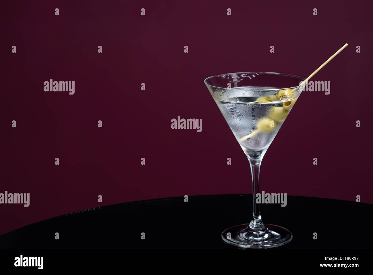 Martini glass with olive hi-res stock photography and images - Alamy