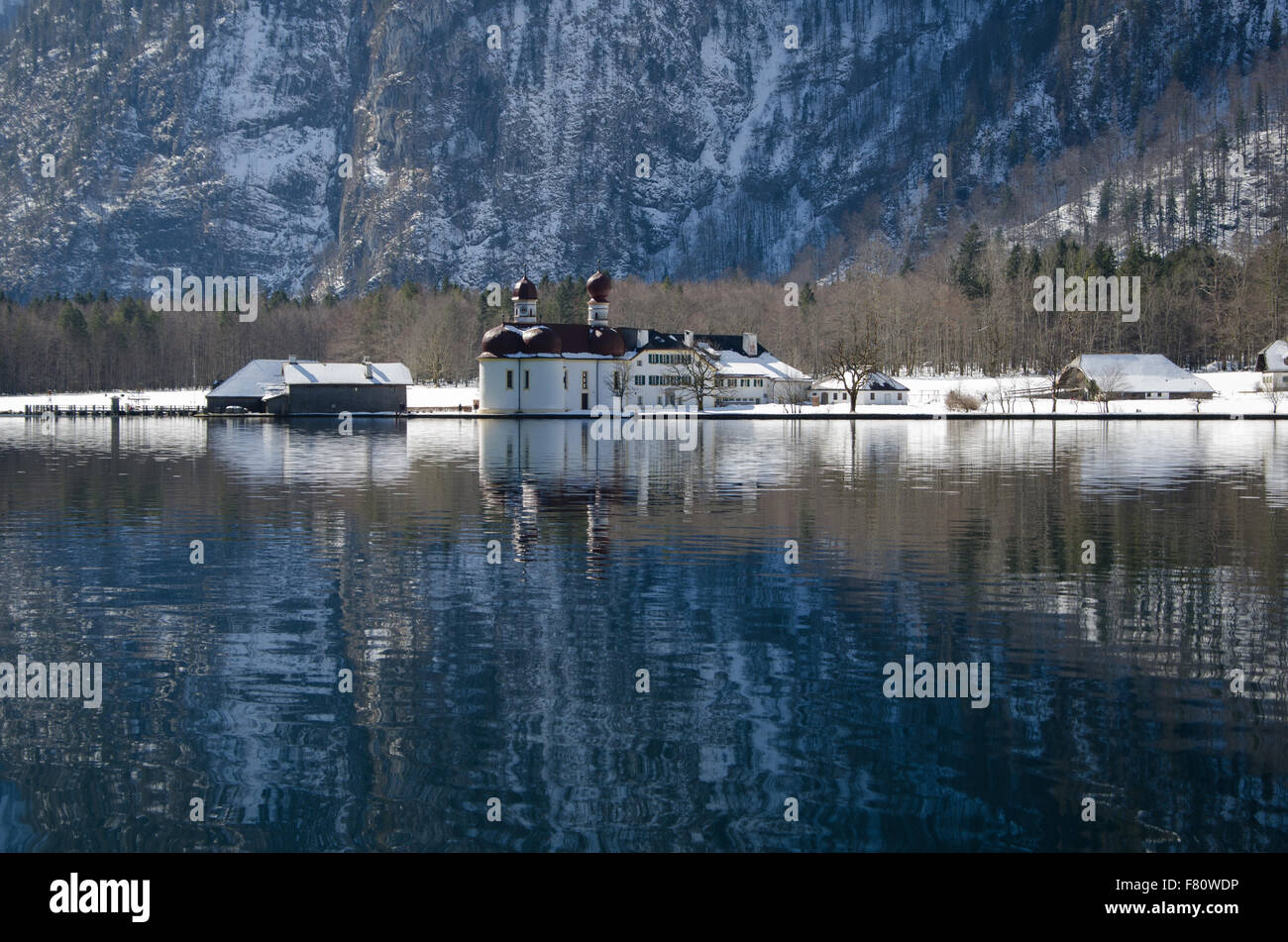 Lake Koenigsee in Bavaria, Germany Stock Photo - Alamy
