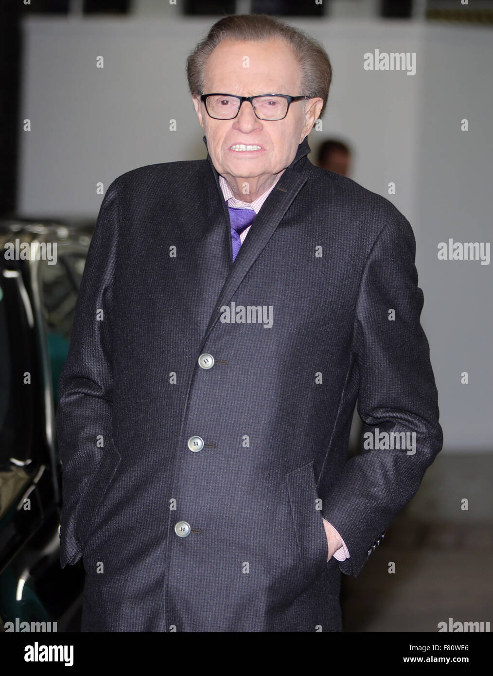 Larry King outside ITV Studios Featuring: Larry King Where: London ...