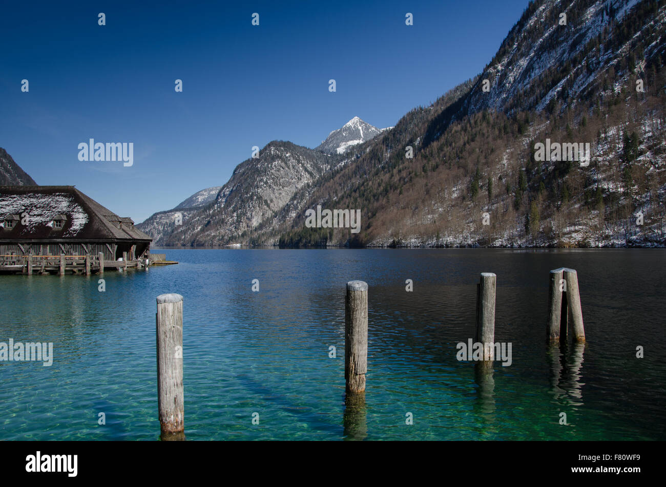 Lake Koenigsee in Bavaria, Germany Stock Photo - Alamy