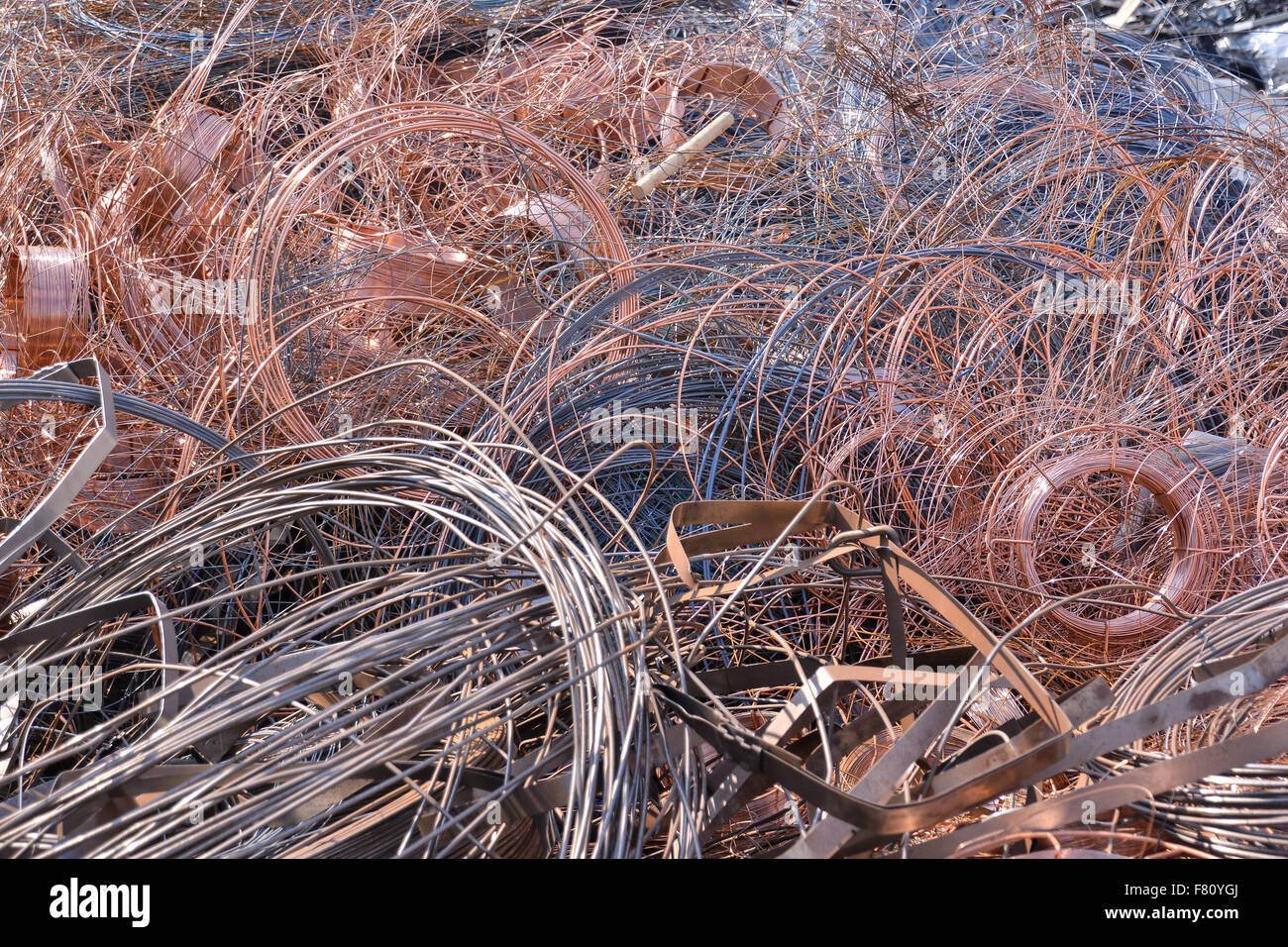 Metal Ready for Recycling Stock Photo - Alamy