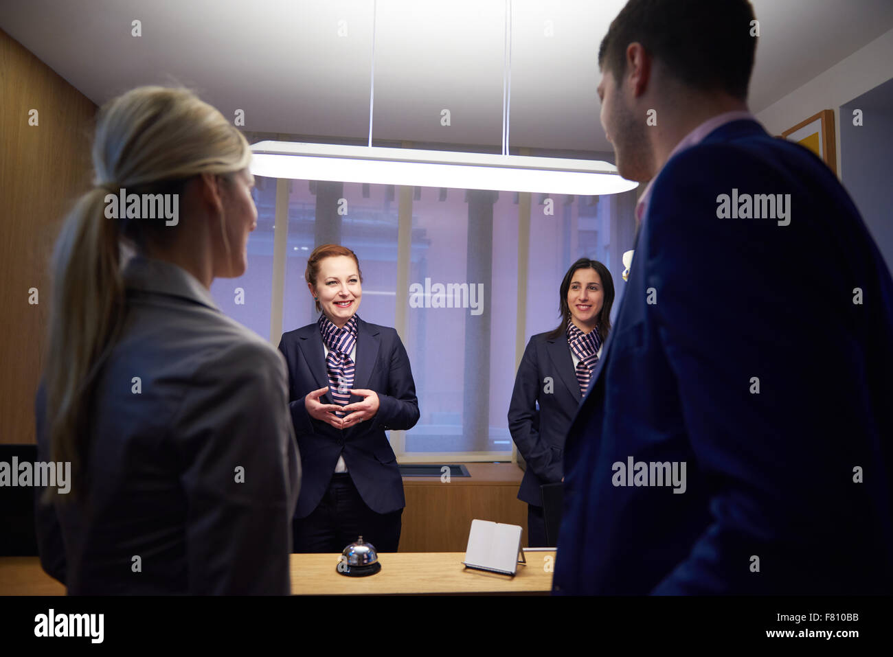 Couple luxury hotel check in hi-res stock photography and images - Alamy