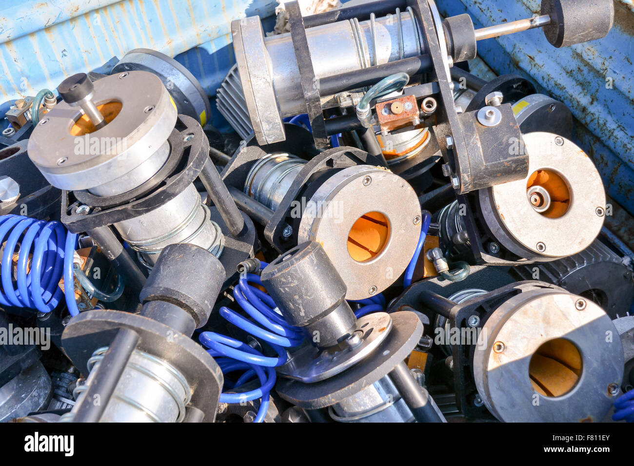 Metal Ready for Recycling Stock Photo - Alamy