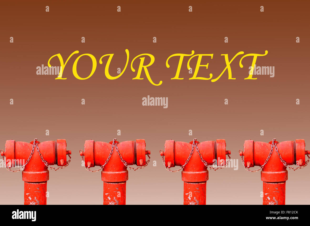 Head fire red with text Stock Photo - Alamy