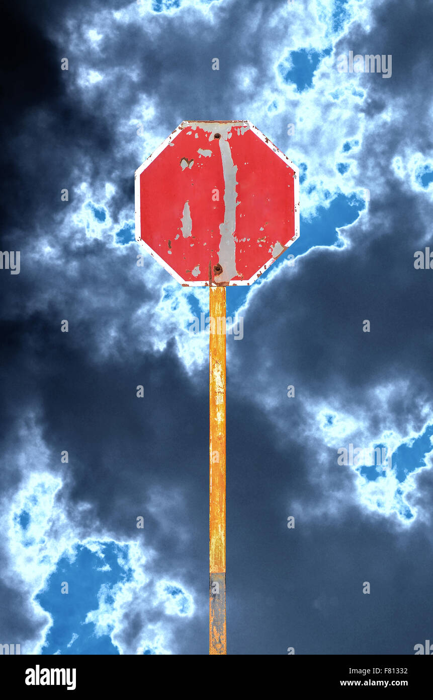 Old traffic signs hi-res stock photography and images - Alamy