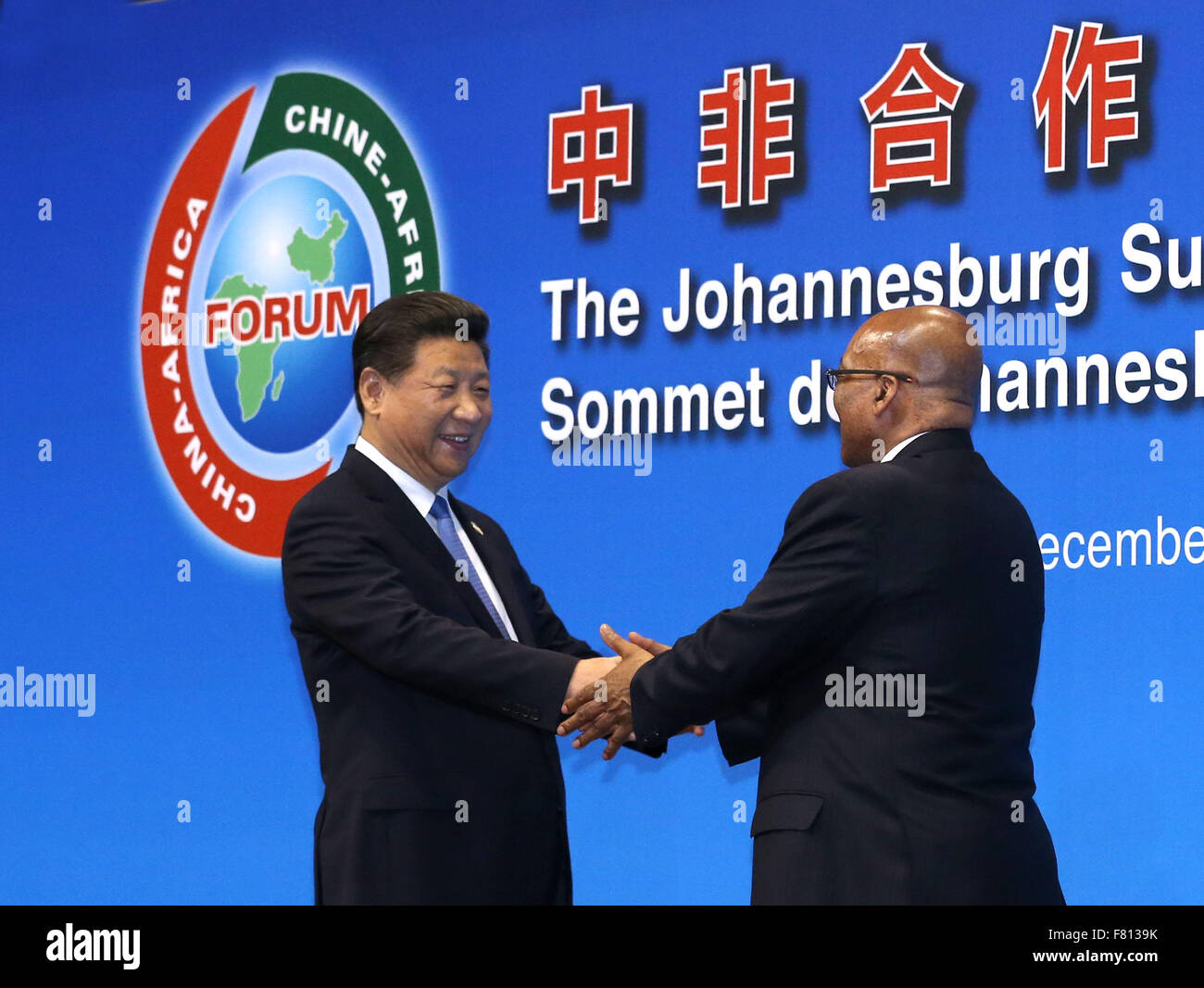Johannesburg, South Africa. 4th Dec, 2015. Chinese President Xi Jinping ...