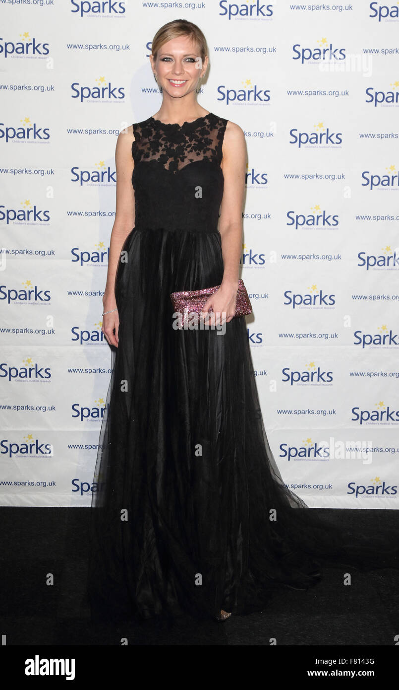 London, UK. 3rd December, 2015. London, UK. Rachel Riley at Sparks ...