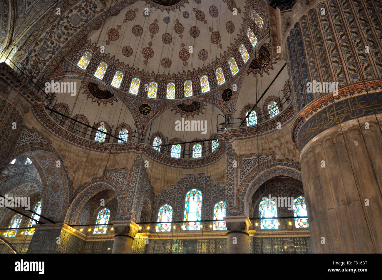 Interior of Blue Mosque, Istanbul, Turkey Stock Photo - Alamy
