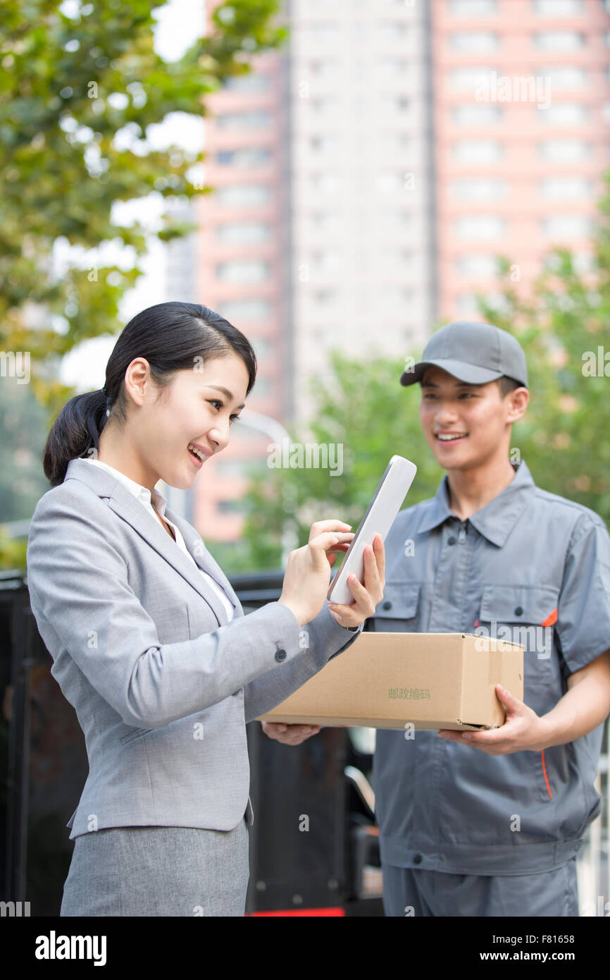 Standing transportation holding receiving tree hi-res stock photography ...