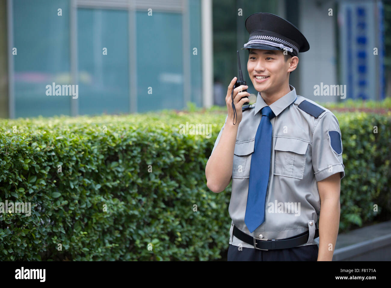 Chinese security guard hi-res stock photography and images - Alamy
