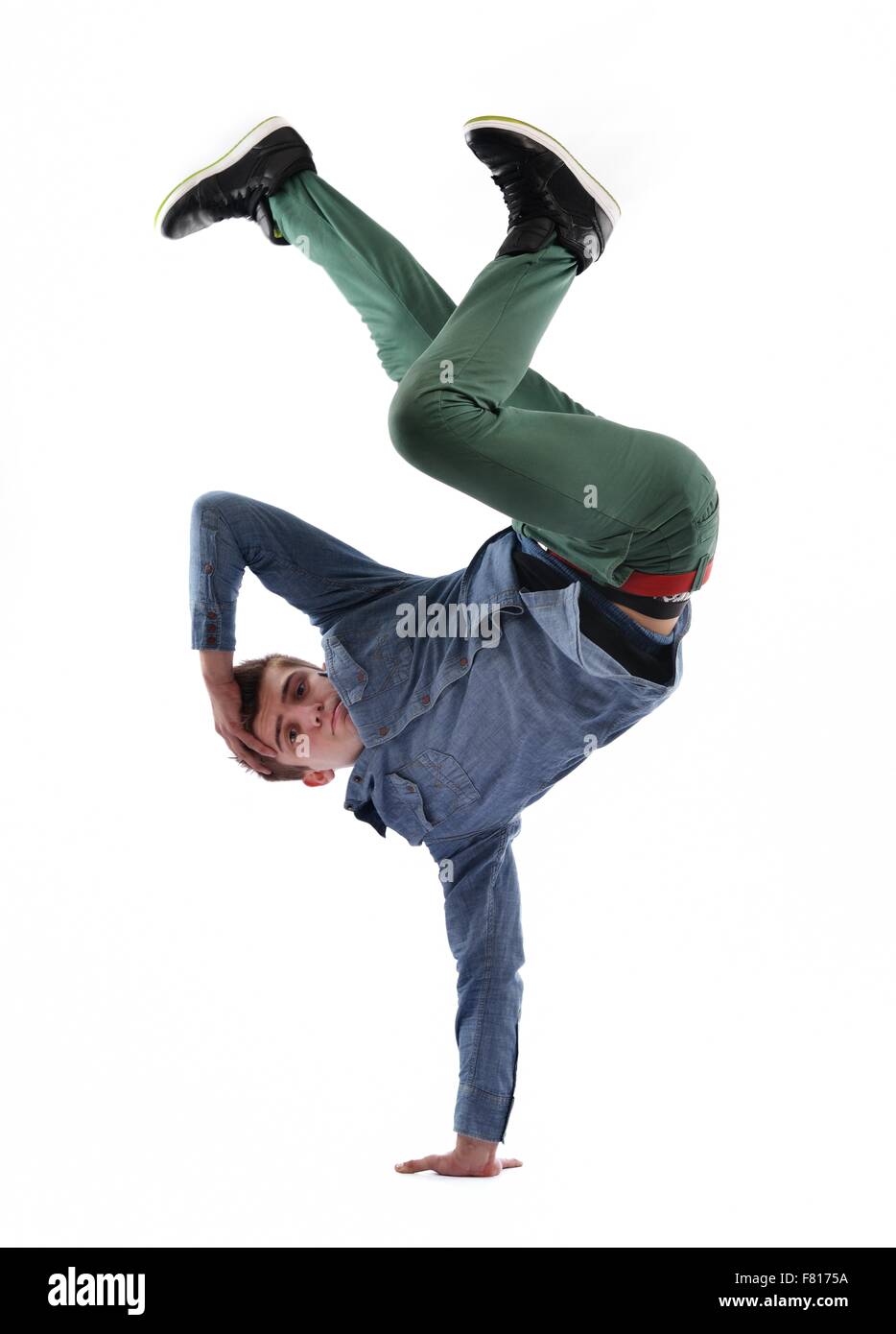 Dancing teen boy breakdance hi-res stock photography and images - Alamy