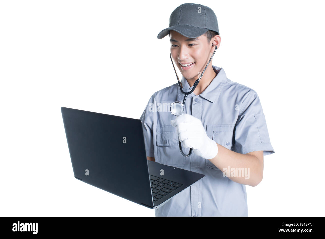 Shot asian engineer using hi-res stock photography and images - Alamy