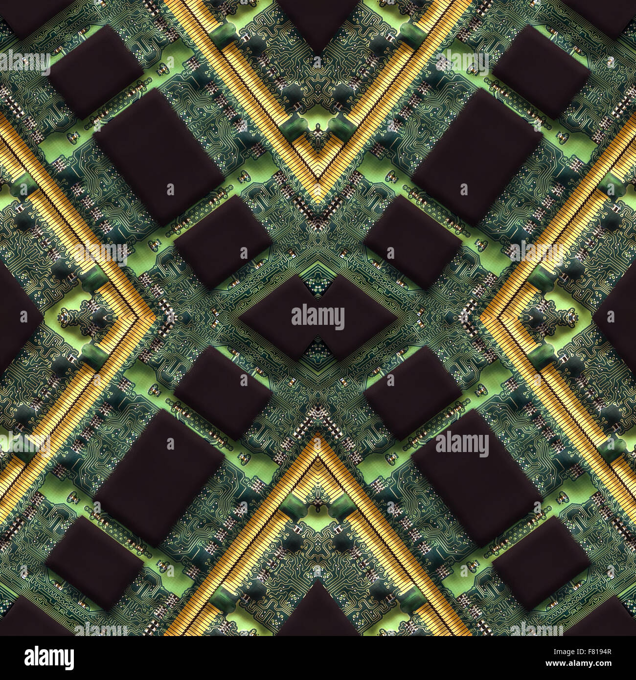 Computer or electronics technology seamless background. Abstract ...