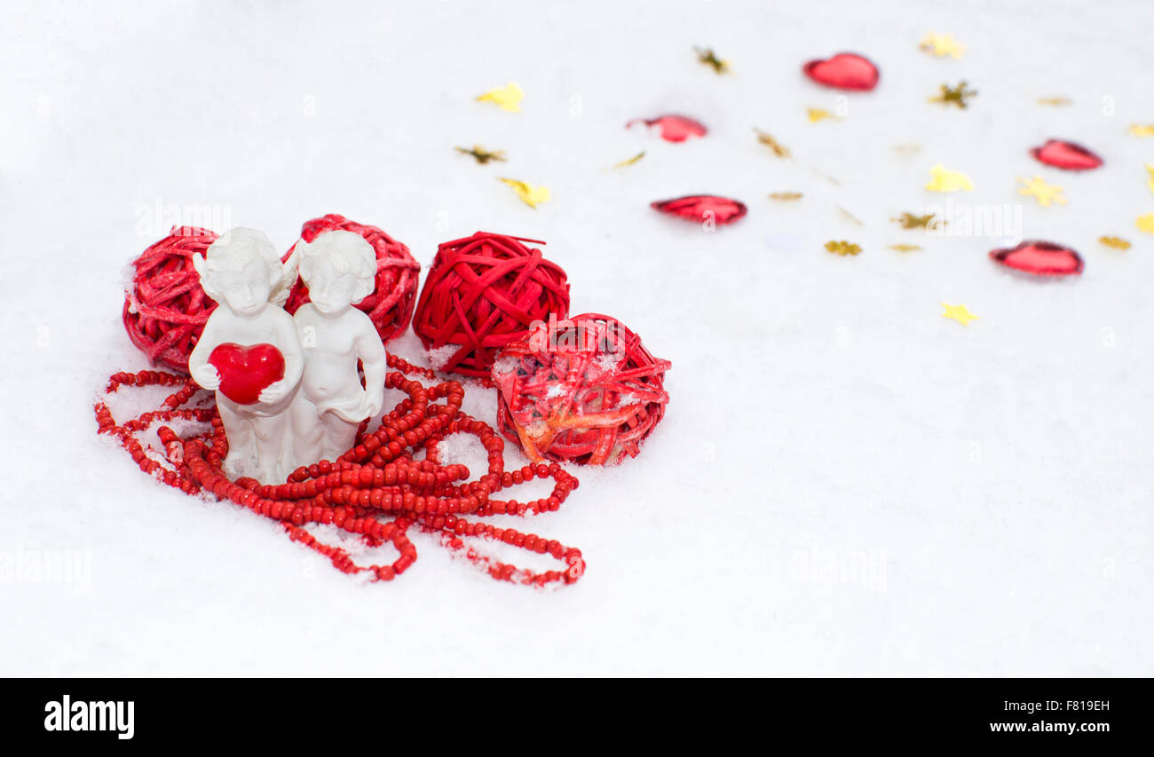 Angels and heart hi-res stock photography and images - Alamy