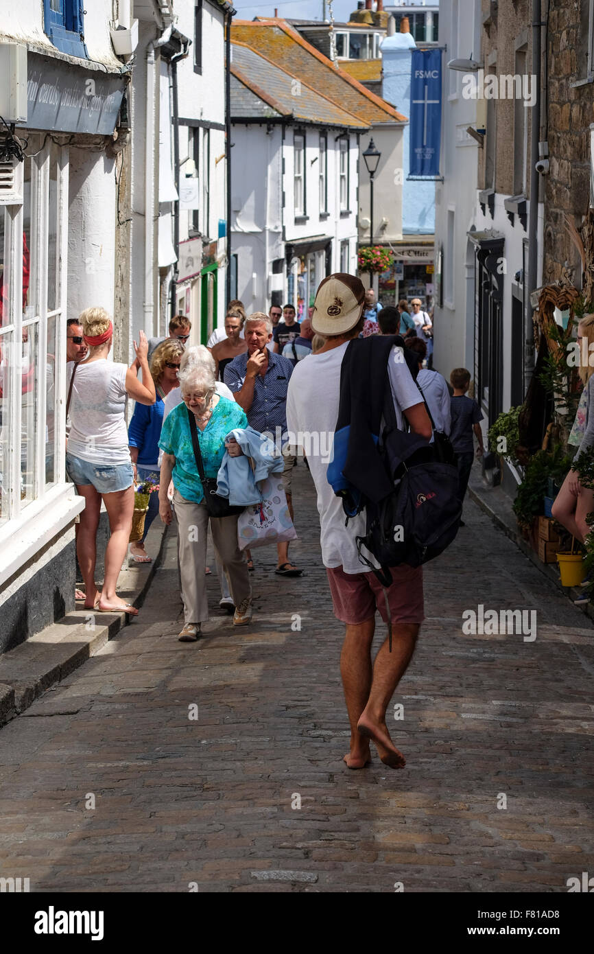 Streets st ives cornwall hi-res stock photography and images - Alamy