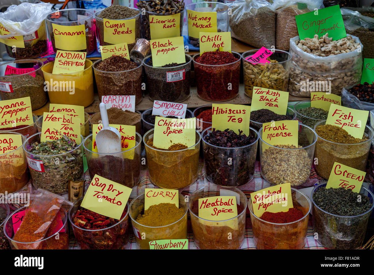 Spice and Tea Shop, The Grand Bazaar, Marmaris, Mugla Province, Turkey ...