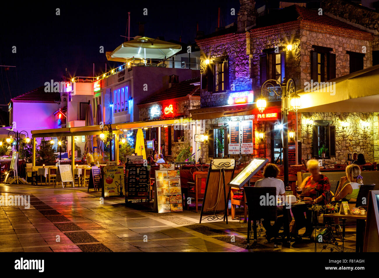 Marmaris Cafes And Restaurants High Resolution Stock Photography and ...