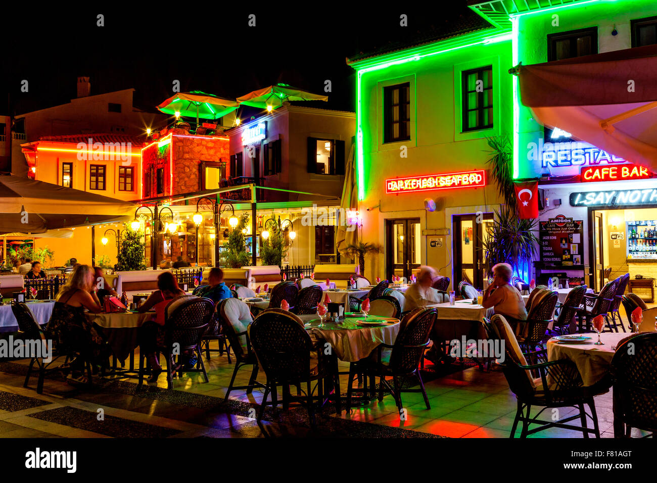 Marmaris Cafes And Restaurants High Resolution Stock Photography and ...