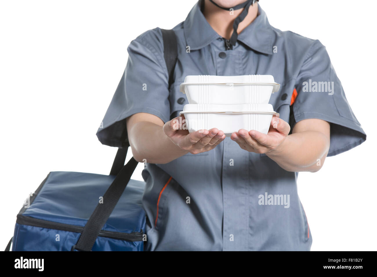 Delivery man take away hi-res stock photography and images - Alamy