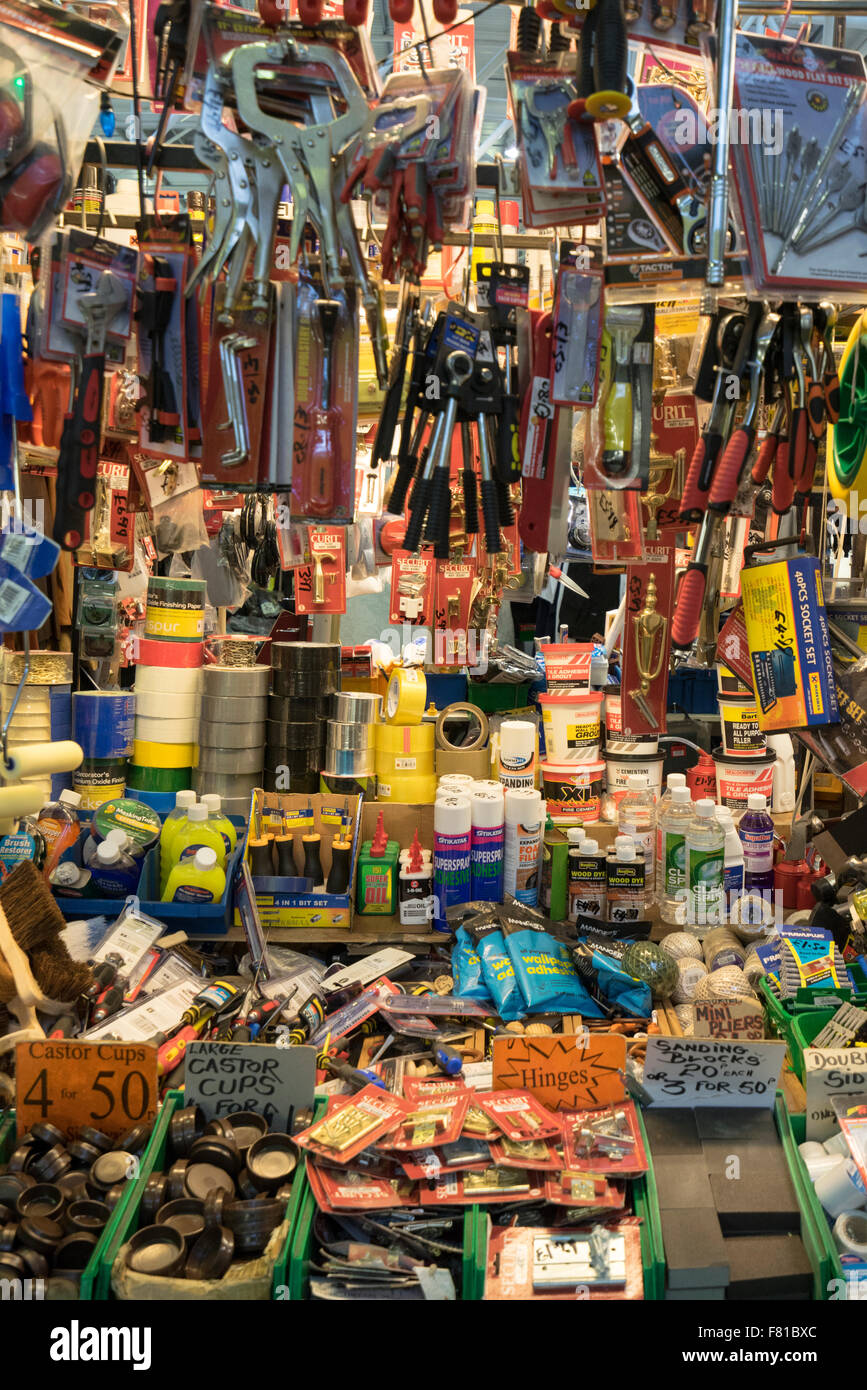 Tools on sale in Birmingham Market Stock Photo - Alamy