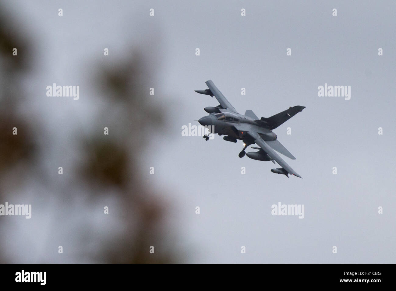 RAF Tornado GR4 jets taking off at RAF Marham,Norfolk Stock Photo - Alamy