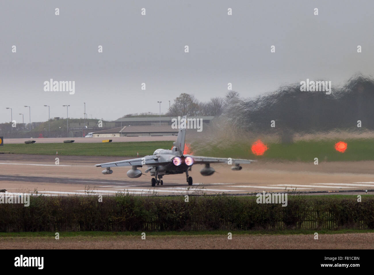 RAF Tornado GR4 jets taking off at RAF Marham,Norfolk Stock Photo - Alamy