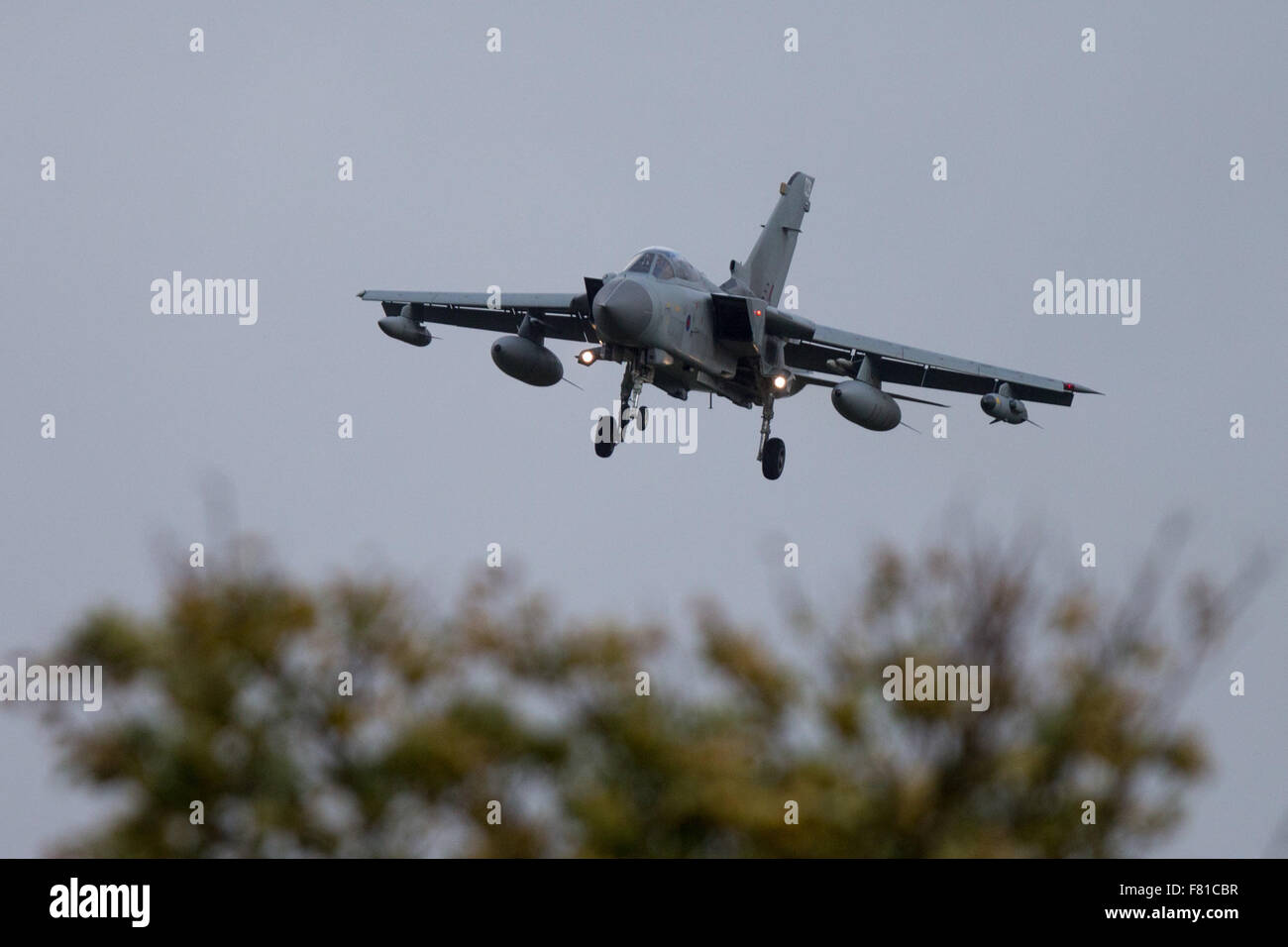 RAF Tornado GR4 jets taking off at RAF Marham,Norfolk Stock Photo - Alamy