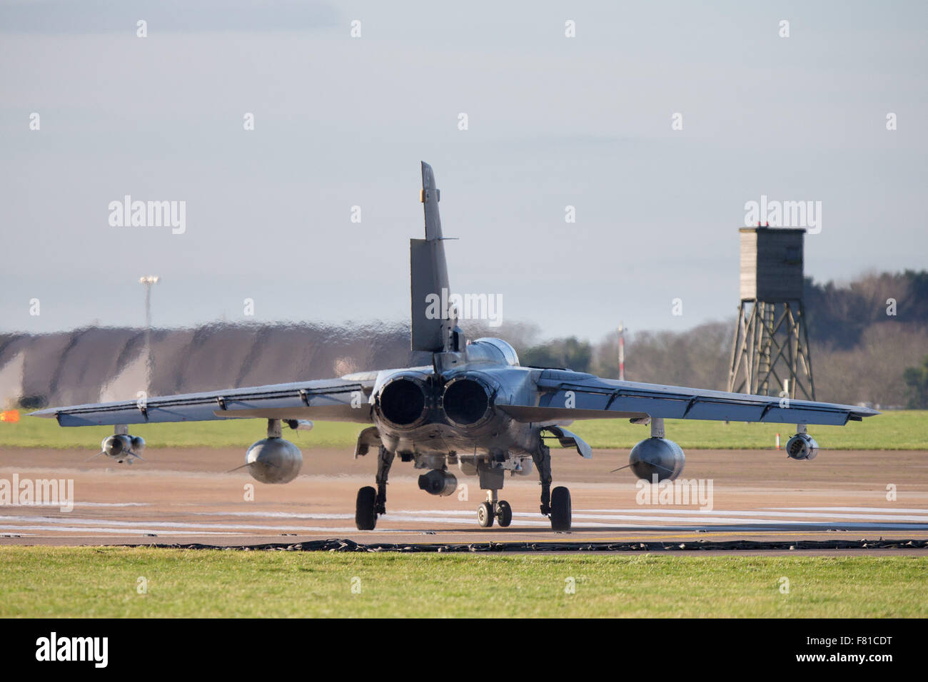 RAF Tornado GR4 jets taking off at RAF Marham,Norfolk Stock Photo - Alamy