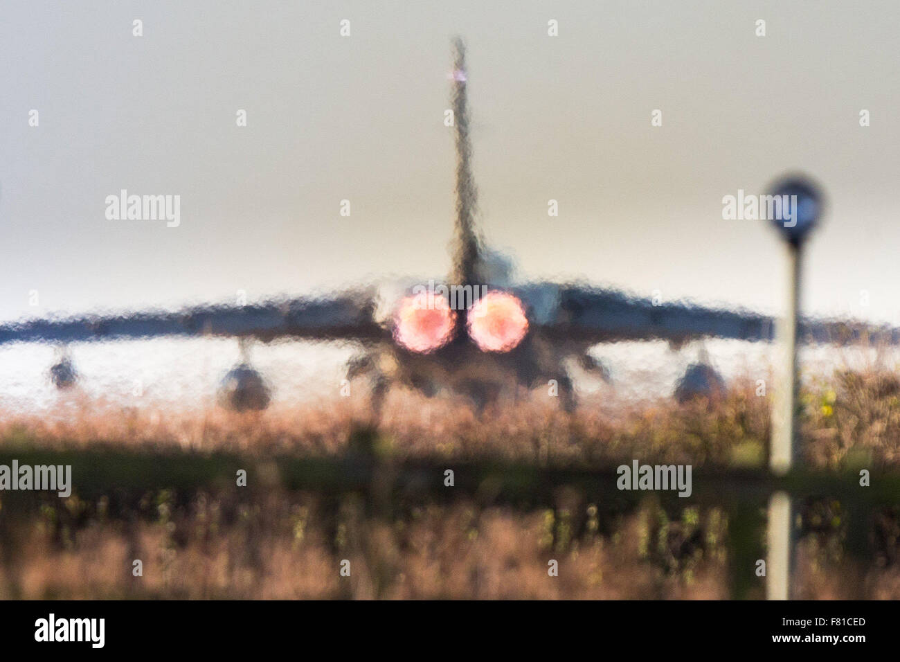 RAF Tornado GR4 jets taking off at RAF Marham,Norfolk Stock Photo - Alamy